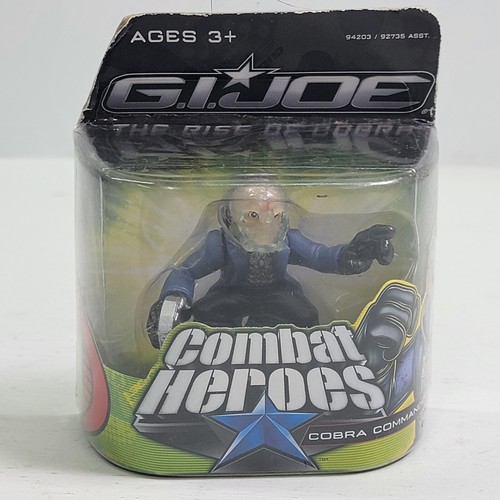 Hasbro, GI Joe Combat Heroes Cobra Commander Miniature Action Figure ...