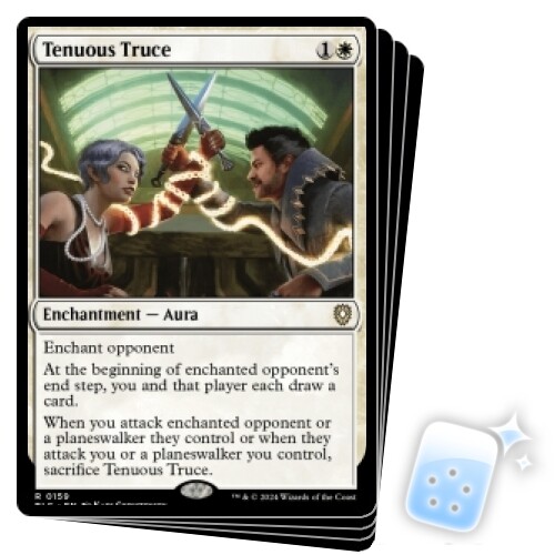 TENUOUS TRUCE X4 Bloomburrow: Commander Magic MTG MINT CARD | eBay