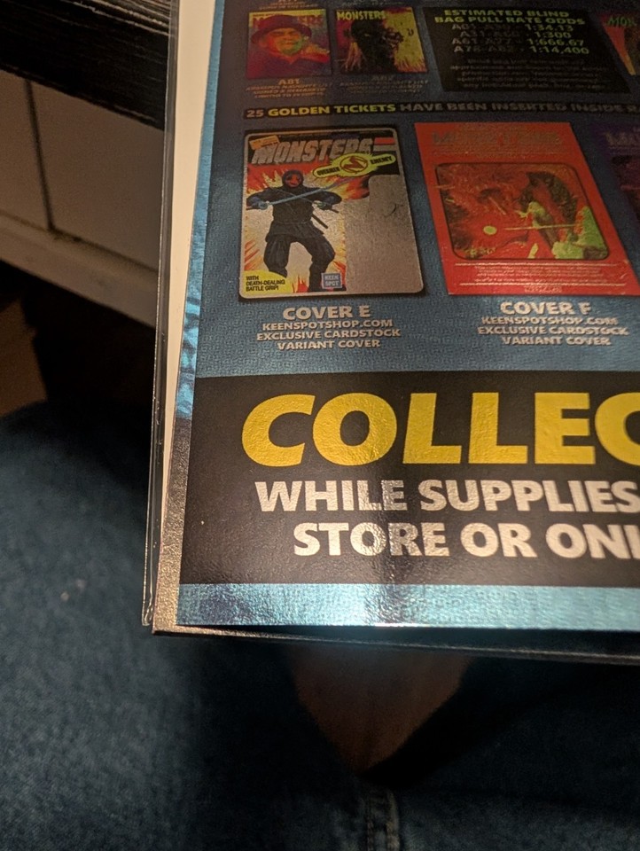 Mark Spears Monsters #8 A64 Tinsel & Terror Foil 1:666 Bridesmaids READ ...