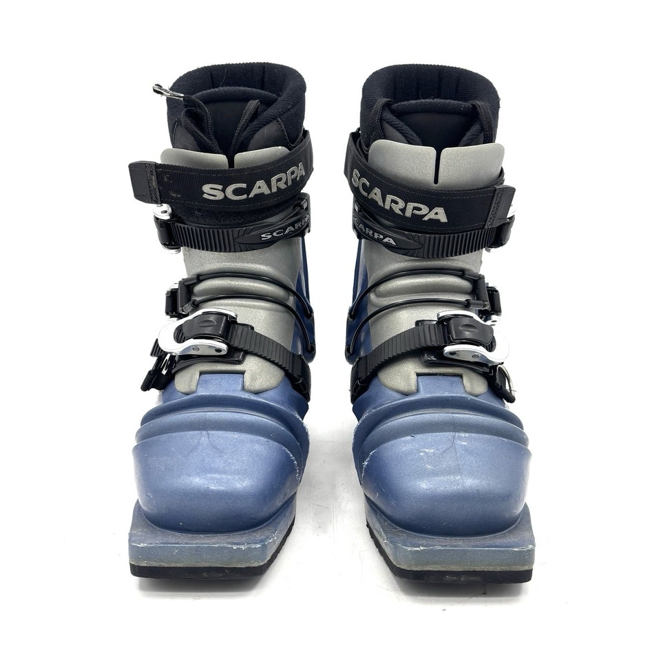 Scarpa T2 Telemark 75mm Blue Ski Boots Women's Size 7.5 | eBay