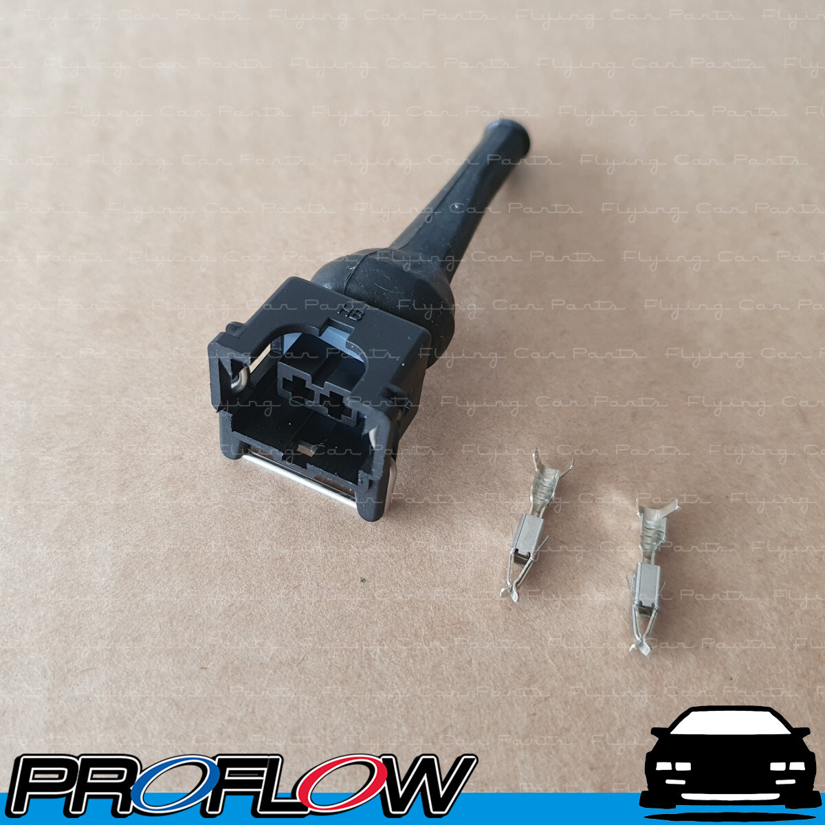 PROFLOW Bosch Style EV1 2-Pin Injector Plug w/Terminals & Boot | eBay