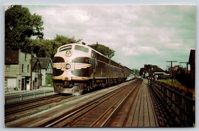 Ohio Warren Pacific Express Engine Train No.7 RP1125 Postcard, O26 | eBay