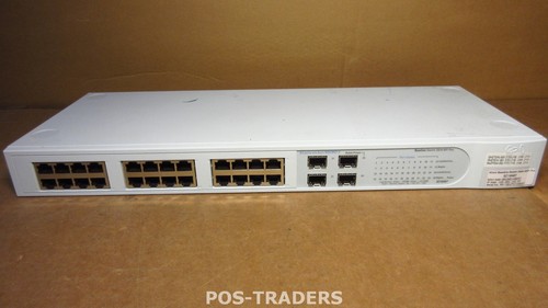 3Com 3C16487 Baseline Netzwerk Switch 2824-SFP Plus 24-Port Gigabit +4 ...
