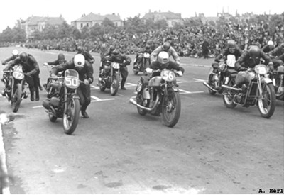BMW 500 Kompressor & NSU Bullus & Norton International - 1939 ...