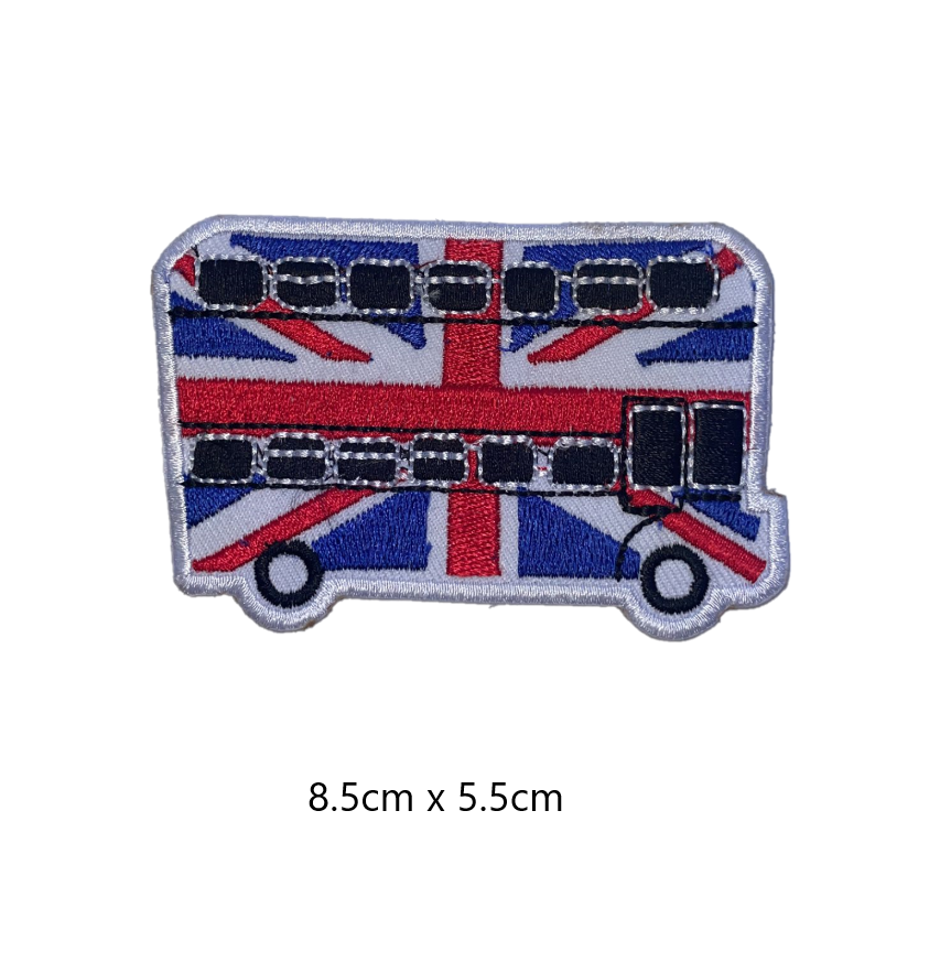 Great Britain Flag Patches Embroidered sew iron on Patch transfer clothes | eBay UK