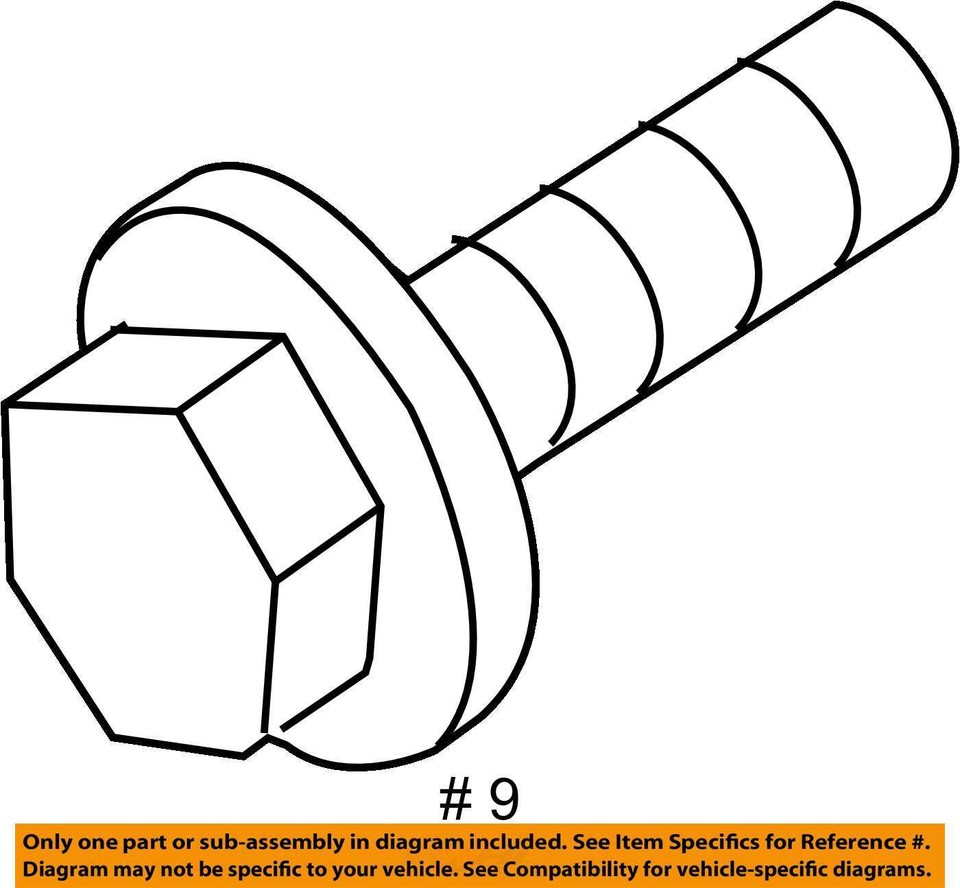 BMW OEM 17-24 530e xDrive Floor Rails-Torsion Bar Bolt 07147413212 | eBay