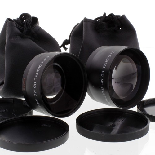 WIDE + TELE LENS Kit FOR Nikon D40 D50 D7100 D7300 D5300 D5100 18-55mm ...