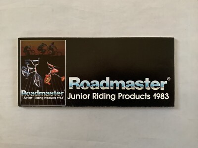 Vintage Original 1983 Roadmaster Bicycle Junior Riding Products ...