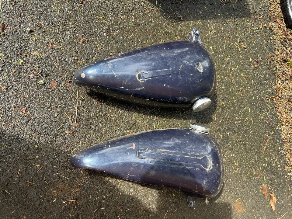 1948 1949 1950 Panhead Gas Tanks Harley Knucklehead Eaton Motorcycle | eBay