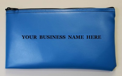 Personalized Business Bank Deposit Bag Printed Custom Vinyl Money Bag ...
