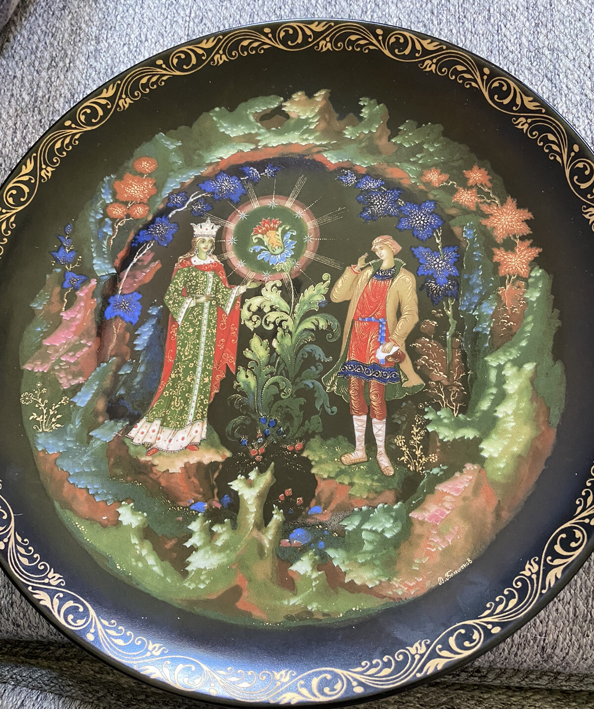 Tianex Russian Fairytale Legends Collector Plates 2 Vintage 1990 ...