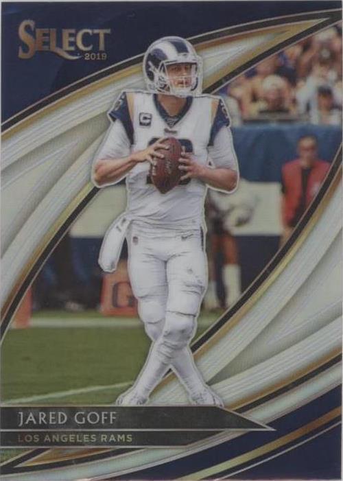 2019 Panini Select - Field Level Jared Goff #300 Silver Prizm for sale ...