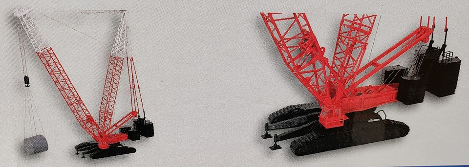 KIBRI/Marklin NEW #13013 HO 1/87 scale KIT Heavy Duty Liebherr Crawler ...