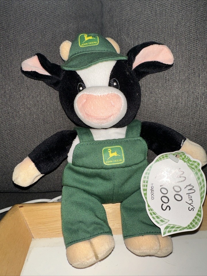 Rare 1999 Mary's Moo Moos 9" JOHN DEERE Collectibles Plush Cow by ...