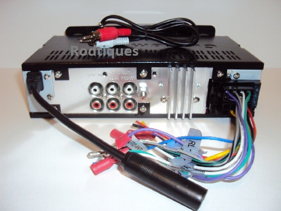 1970-1972 Monte Carlo Stereo Radio w/ FREE Aux Cable + 2 Dash Speakers ...