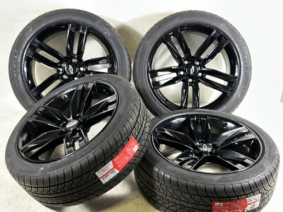 20" Chevrolet Camaro SS gloss Black Wheels And tires Factory OEM 5762 ...