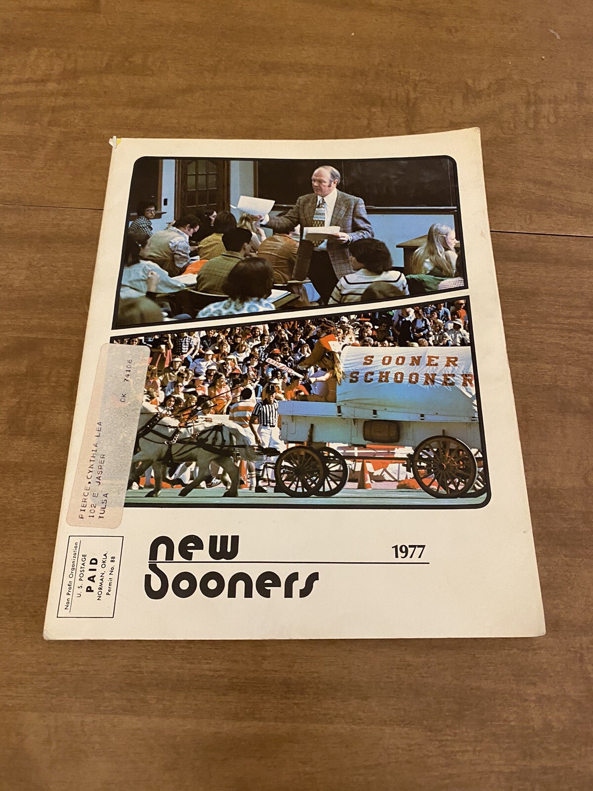 New Sooner 1977 1970s OU Oklahoma University Fresman Orientation ...