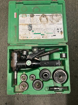 Greenlee 7904SB Quick Draw 90 Degree- Hydraulic Punch Motor Kit Used ...
