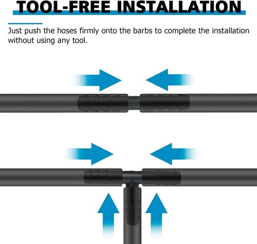 115 PCS Vacuum Connector Assortment Heat Resistance 240℃（460℉）12 Sizes ...