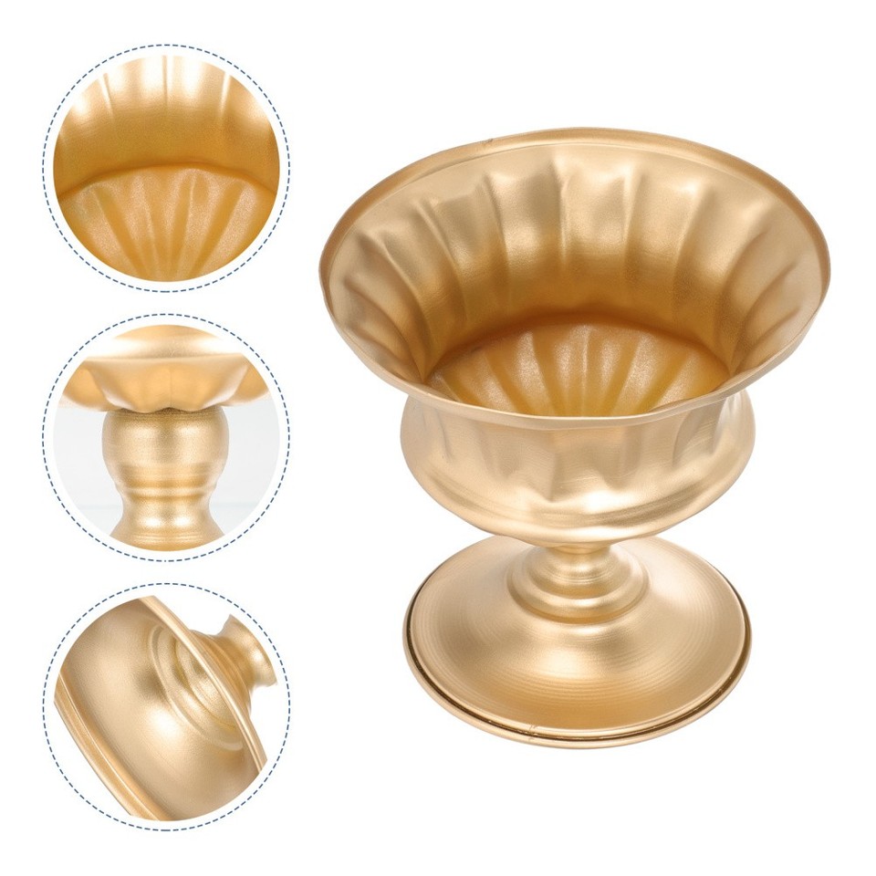 Decorative Vase Iron Art Flower Pot Home Vase Office Hotel Vase ...