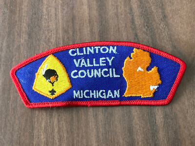 Clinton Valley Council CSP BSA Patch Boy Scout 2. Merged. | eBay