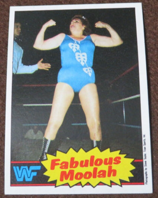 9836 1985 TOPPS WWF FABULOUS MOOLAH #13 | eBay