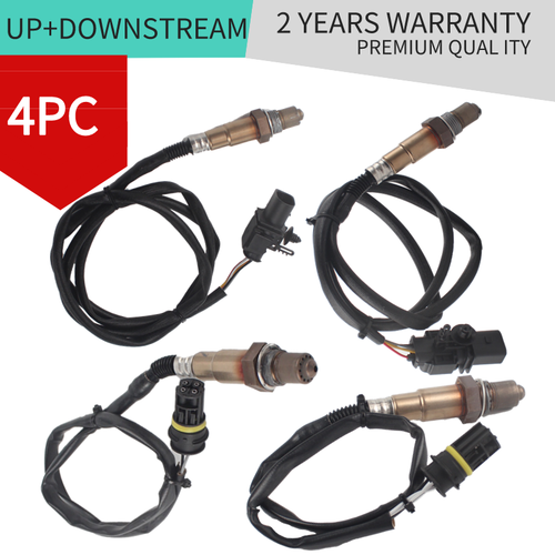 4PCS O2 Lambda Oxygen Sensors Upstream and Downstream For BMW E90 323i ...