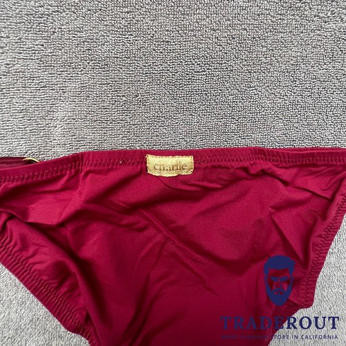 Charlie by matthew zink Mens red Boudior strap bikini brief underwear ...