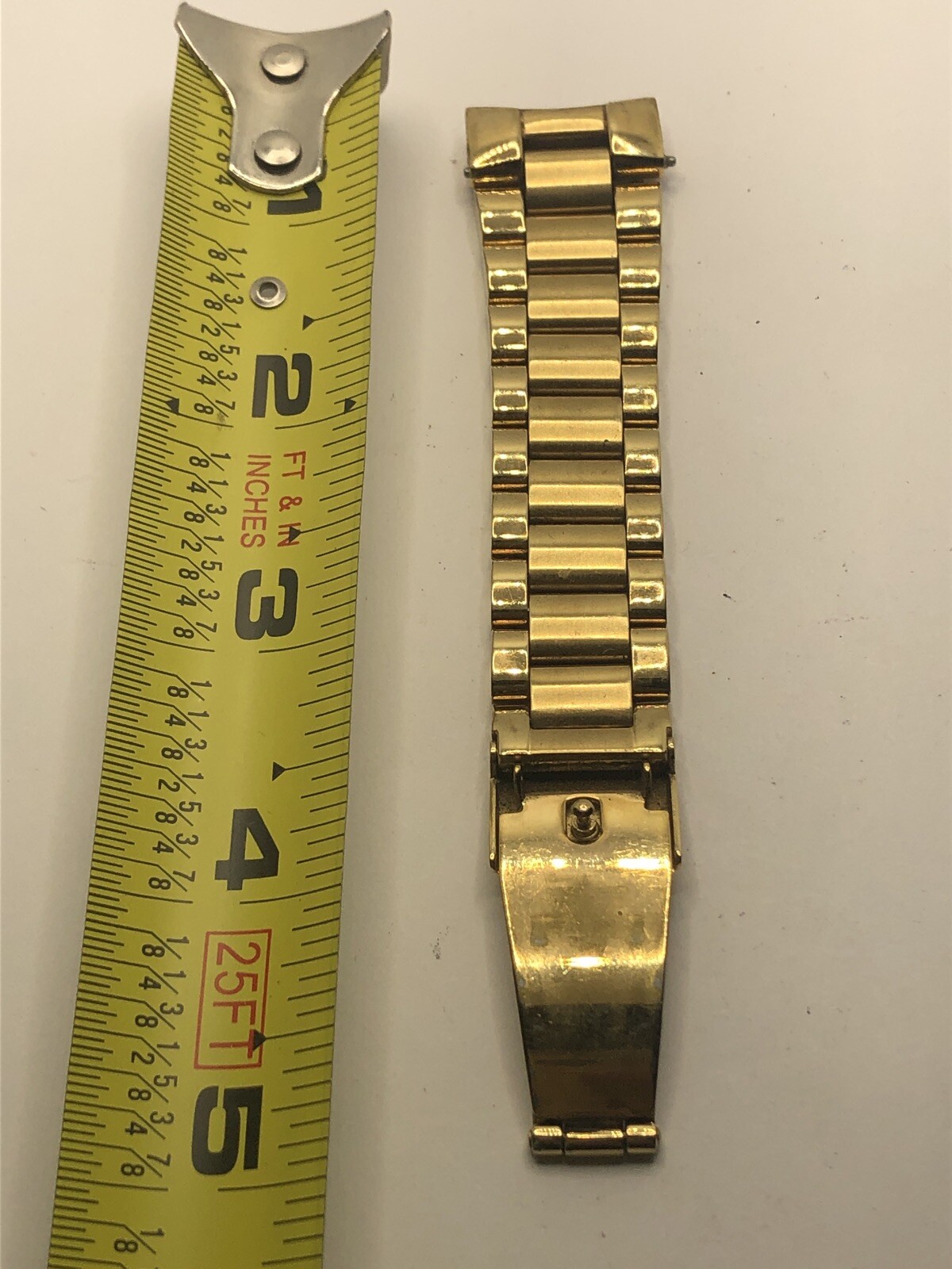 Fossil Watch Parts Partial Band 18/22mm Without Clasp Gold Tone Links ...