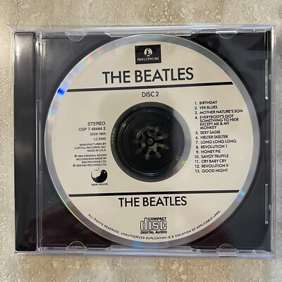 CD The Beatles Disc-2 Original Recordings ©1968 EMI (New Case) No ...