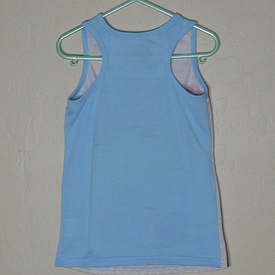 Nasa Pajama Tank Girls XS 4/5 Aqua Multicolor NASA Logo SGI Apparel PJ ...