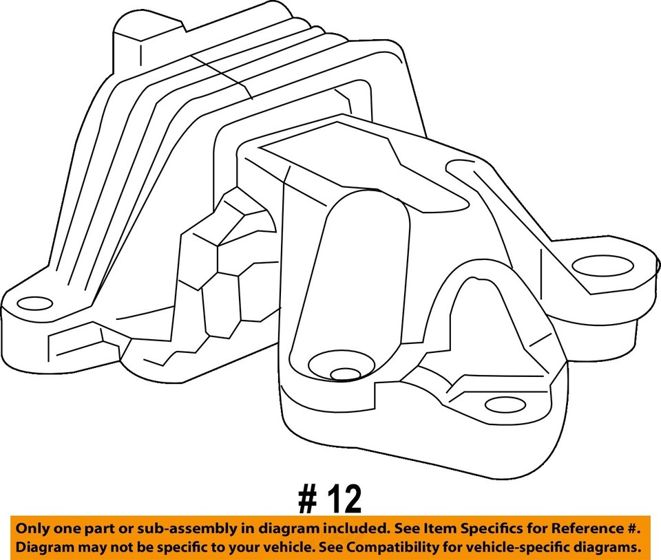 Chevrolet GM OEM 2016 Malibu-Transmission Trans Mount 84034273 | eBay