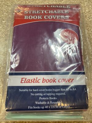 STRETCHABLE BOOK COVERS 5 PACK | eBay