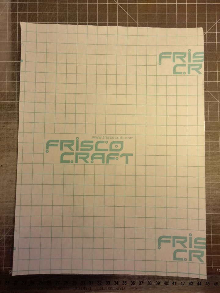 BLANK High Bake Vinyl Sheet for Custom Stencils + Application Tape | eBay