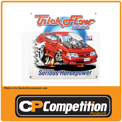 Trick Flow® Ford Mustang Serious Horsepower tin sign TFS-171 11.5" x 11 ...