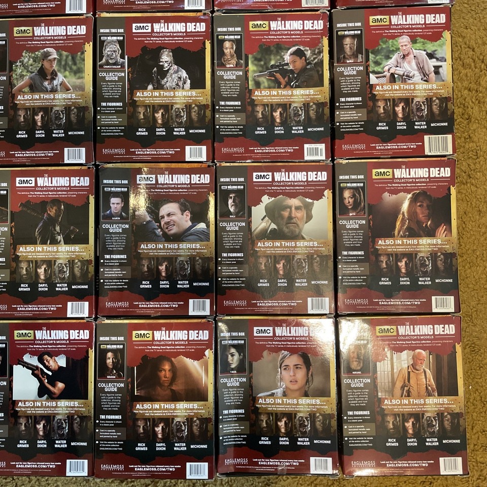 AMC Eaglemoss Walking Dead Collectors Models Lot of 25 Figures w ...