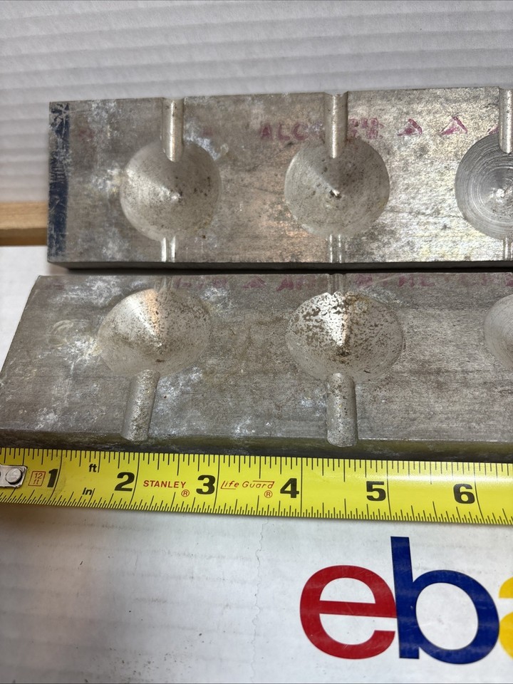 2 Sinker Fishing Weight Molds | eBay