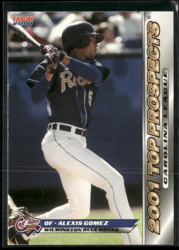 Alexis Gomez 2001 Carolina League Top Prospect Set | eBay