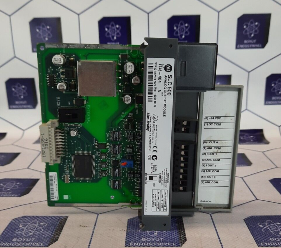 ALLEN BRADLEY 1746-NO4I SLC500 OUTPUT MODULE | eBay