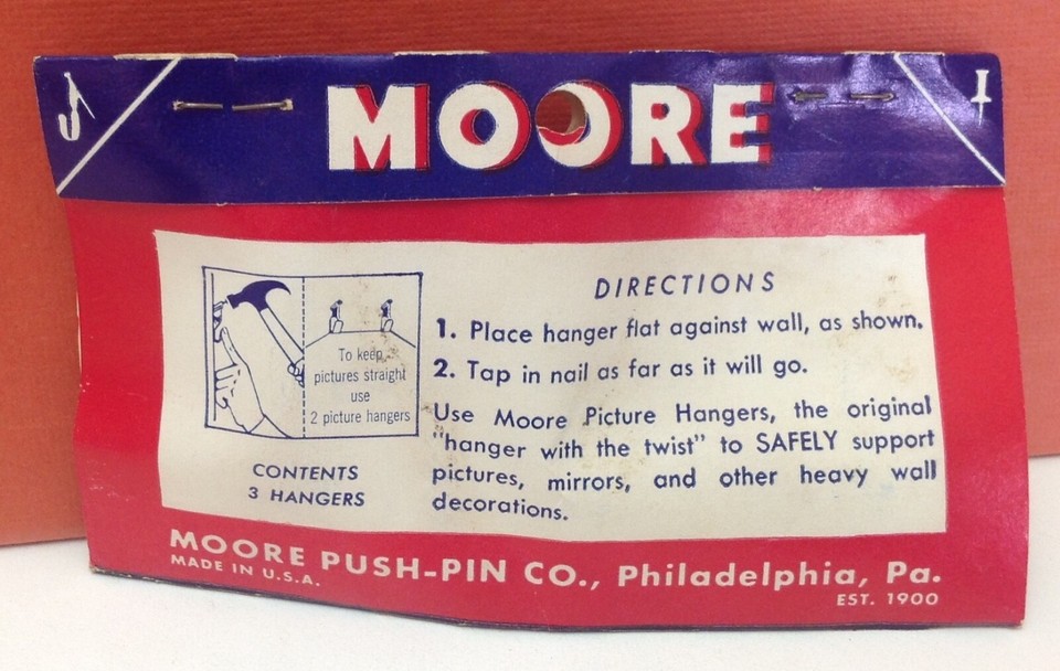 Vintage Moore Original Hangers #27 3 pcs G1 | eBay