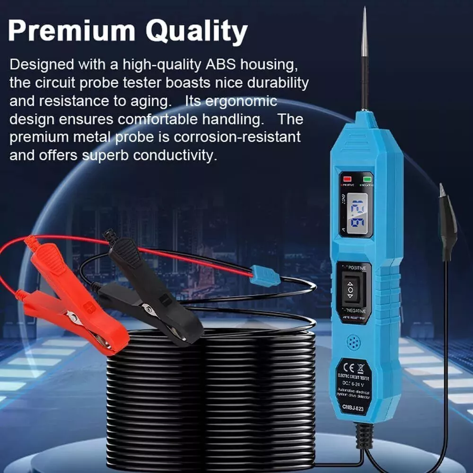 3.5-36V Digital Automotive Car Power Circuit Electrical Tester Probe ...