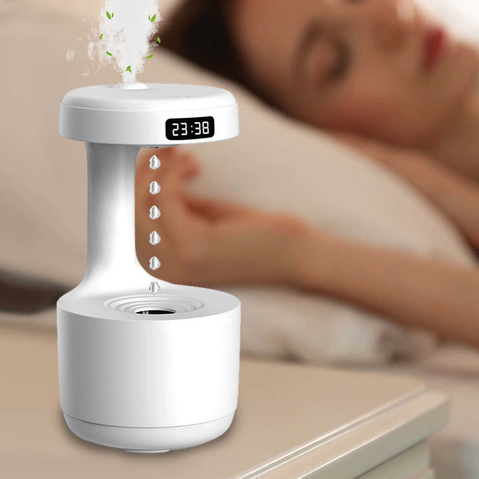 Anti-Gravity Ultrasonic Humidifier, Cool Mist Humidifier Anti Gravity ...