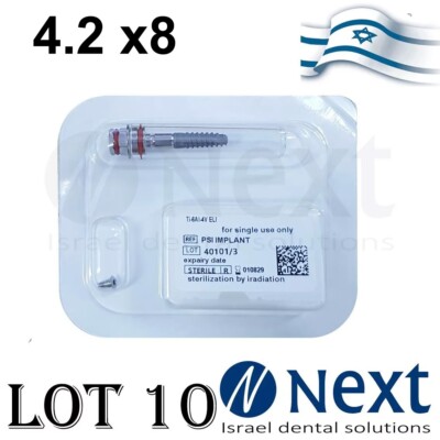 Lotx10 Dental Internal Hex connection spiral impl abutment RBM surface ...