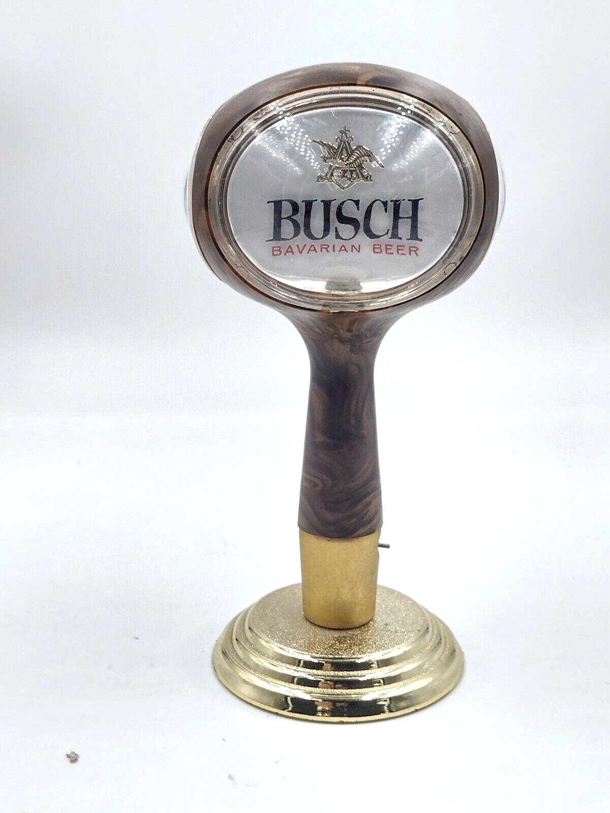 Vintage Busch Bavarian Beer Tap Handle 3 side wooden rare | eBay