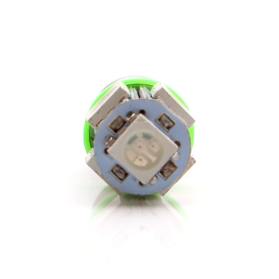 100Pcs 12V E10 LED 5050 5 SMD Screw Led Bulb Light Lamp Torch Bike ...