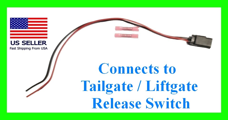 Tailgate Liftgate Release Switch Connector Pigtail Plug Wiring fit F150 ...