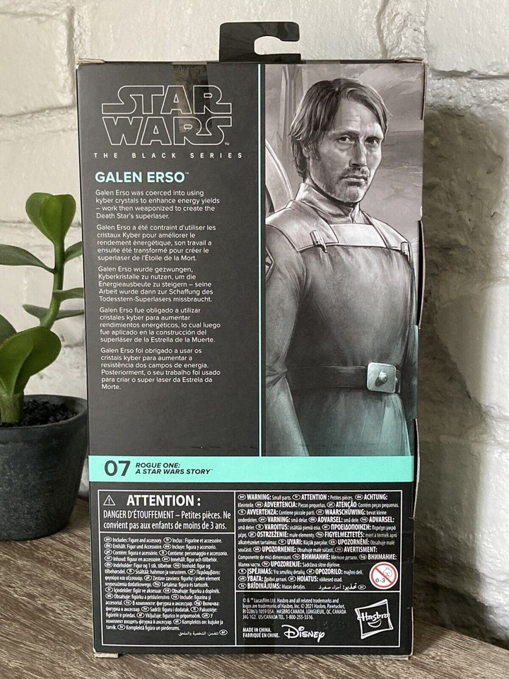 2022 Hasbro Star Wars Black Series Rogue One Target Excl GALEN ERSO 6 ...