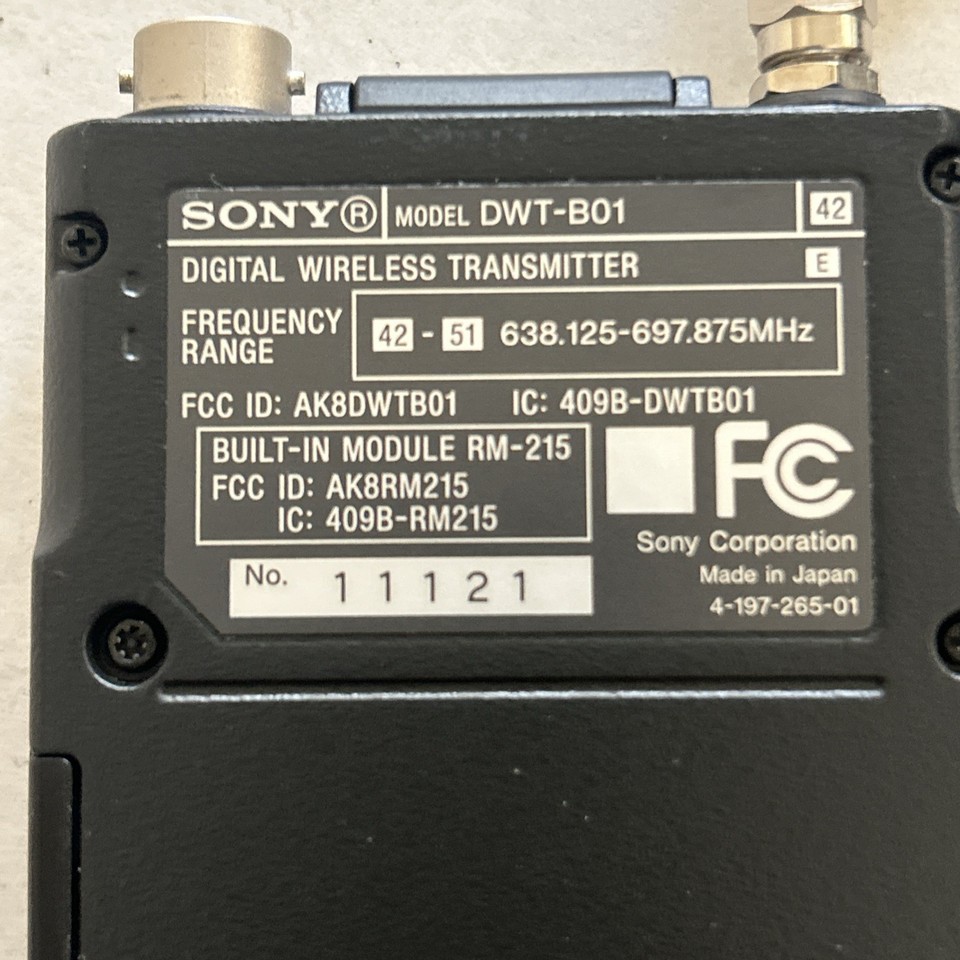 Sony DWT-B01 Sony ECM-77b Clip Ơn | eBay