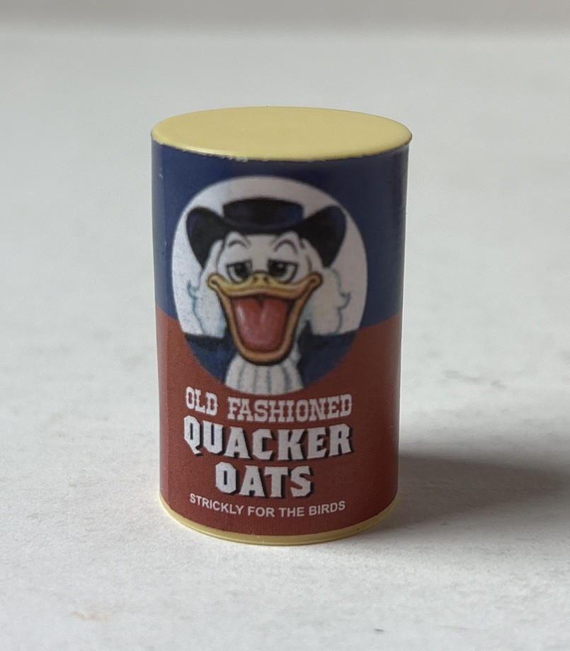 Lot WACKY PACKAGES Food MINIS QUACKER Quaker OATS 3D Series 1 Clodlike ...