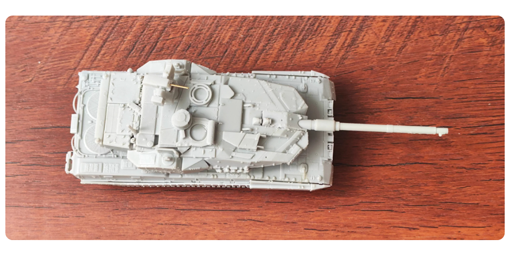 3D printing 1/72 The current version of the Leopard 2A8 tank in Germany ...